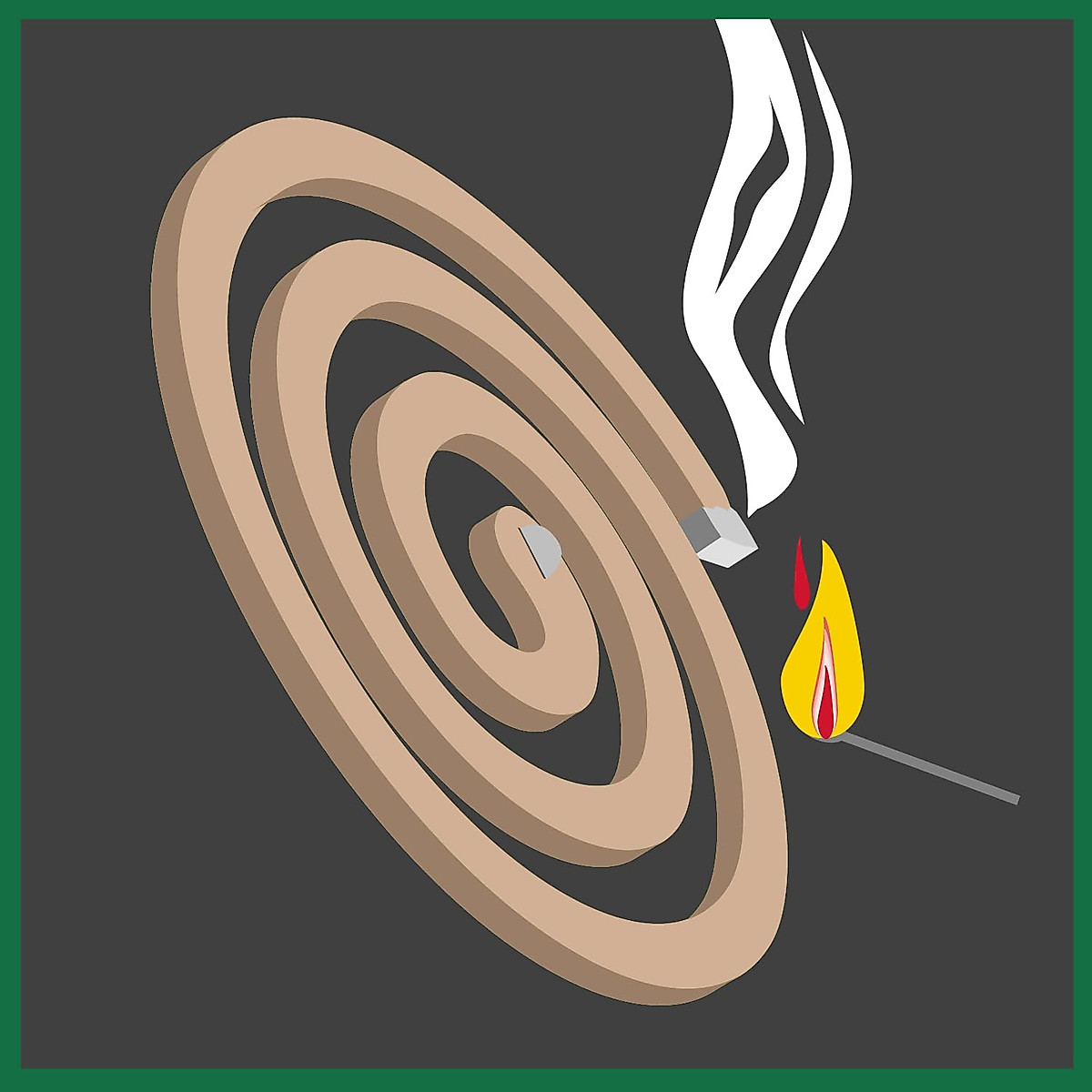 PIC CIT-COIL-4 Mosquito Repellent Citronella Coils,Multi