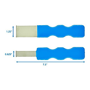 ITEQ 2 PCS Carbide Scraper Set, Carbon Steel Super Scraper Tip, Remove Gasket, Carbon, Rust and Metal Buildup, Clean Disc Brake Caliper Slides