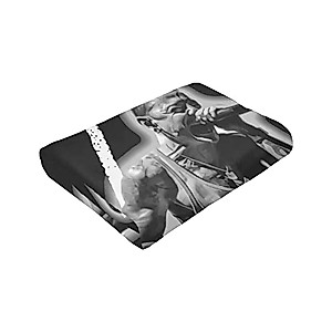 Chester Bennington Blanket Flannel Super Soft Fleece Lightweight Throw Blanket for Bed Couch Sofa Bedroom Warm Blanket 50"X40"