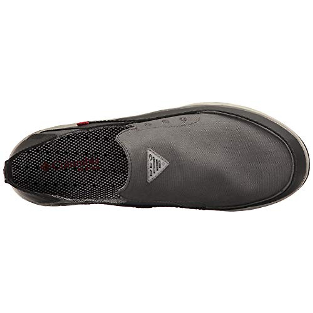 Columbia mens Bahama Vent Pfg Boat Shoe, Titanium Mhw/Bright Red, 14 Wide US