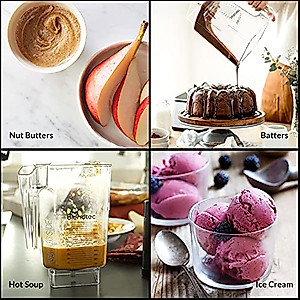 Blendtec Classic 575 Blender wtih WildSide+ Jar (96 oz) and Spoonula Spatula Bundle, Professional-Grade Power, Self-Cleaning, 4 Pre-Programmed Cycles, 5-Speeds, White