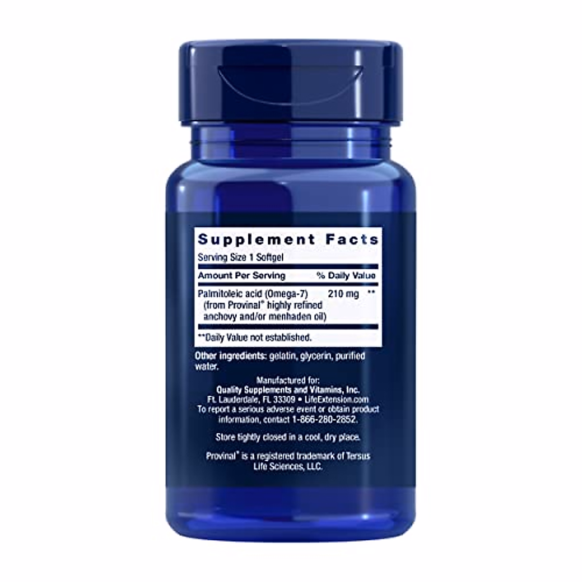 Provinal Purified Omega-7 - Daily Essential Omega 7 Fatty Acids Supplement, Palmitoleic Acid Fish Oil For Heart Health & Inflammation Management - Gluten-Free, Non-GMO - 30 Softgels Month Supply