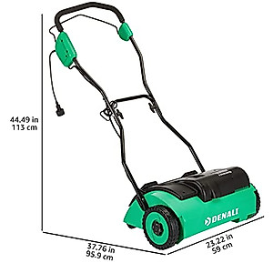 Amazon Brand - Denali 3-Position 10 Amp 14-Inch Corded Dethatcher