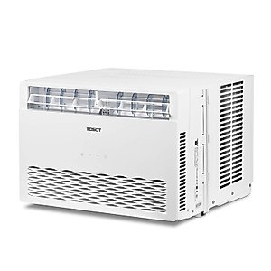 TOSOT 8,000 Air Conditioner Cools up to 350 sq. ft. Quiet, LED, Smart Remote Control, Energy Efficient Window AC, 8000 BTU, White