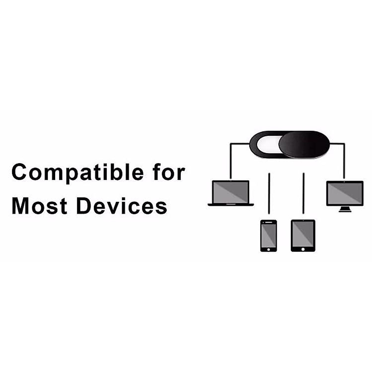 Webcam Cover Camera Privacy Protective Cover Mobile Laptop Lens Privacy Cover Protector Shutter Slider - 3pk