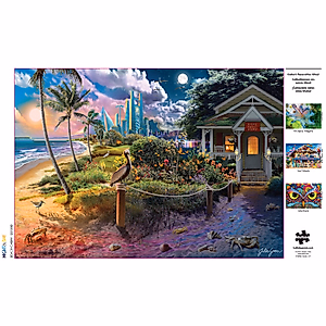 Buffalo Games - Beach Cabin - 300 Large Piece Jigsaw Puzzle