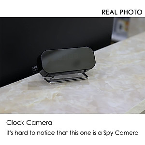 Hidden Camera Detector 1080P WiFi Security Nanny Cam with Motion Detection, 1080P Clock for Home Office