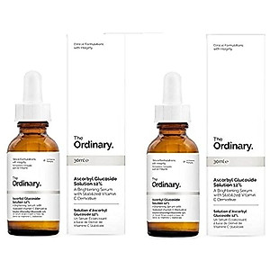 The Ordinary Ascorbyl Glucoside Solution 12% (30ml- 1Floz) (Pack of 2)