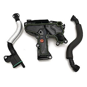 Ensun PCV Valve Oil Separator Crankcase Vent Valve replacement for A4 A5 A6 Quattro allroad Q3 Q5 Replaces 06H103495AE