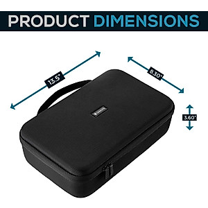 Hard Case Compatible with Boost Pro GB150 3000A UltraSafe Car Battery Jump Starter.