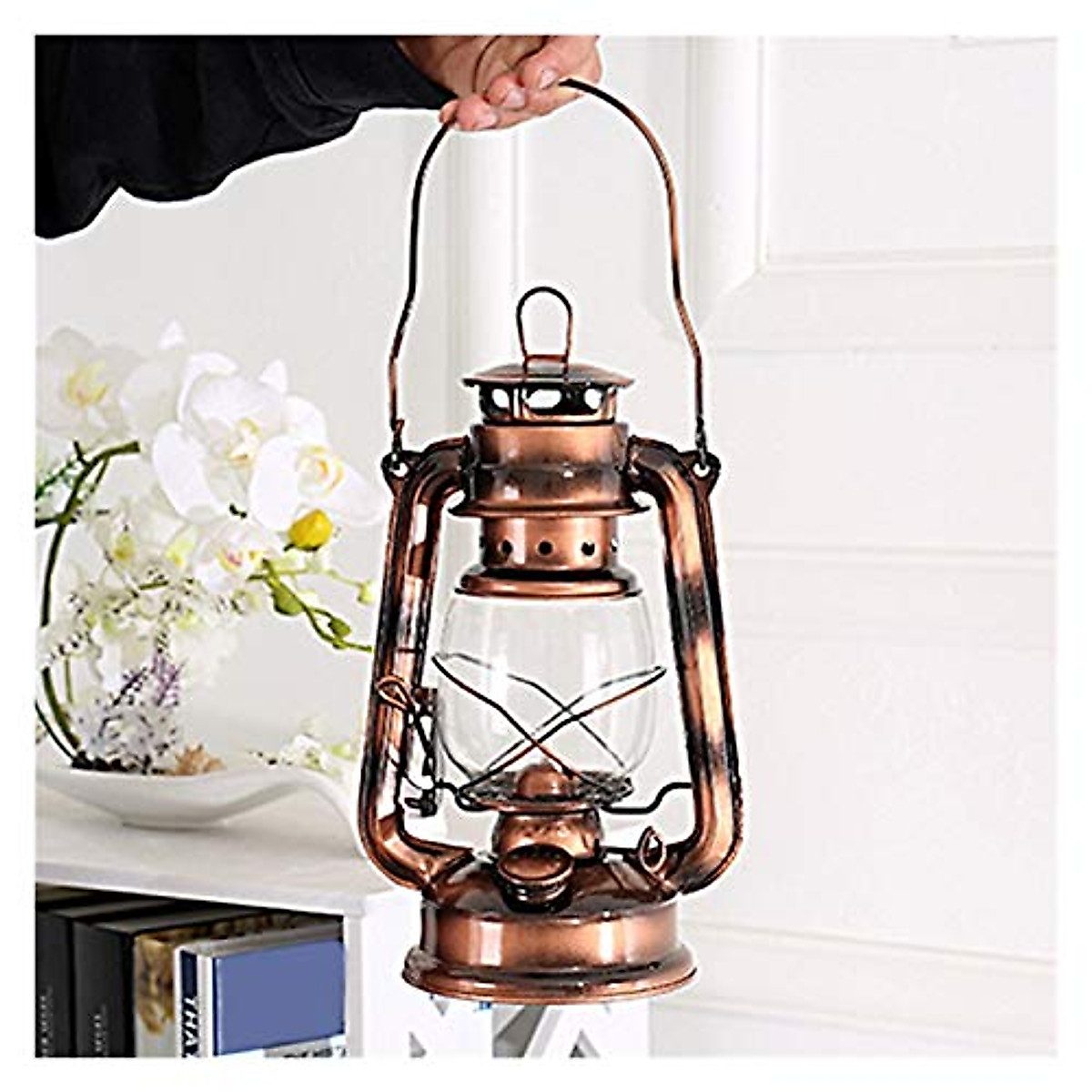 GAOZ Outdoor Lights Retro Style Portable Lighting Kerosene Lamp Metal Camping Light Outdoor Camping Lights Tent Lamp Household Emergency Lamp for Home,Garden,Yard,Decorations