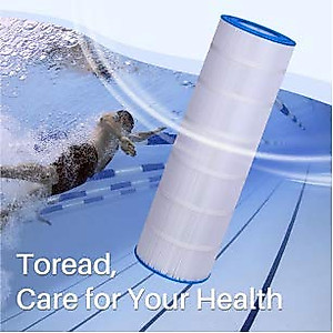 TOREAD Pool Filter Replacement for Pentair CC150, CCRP150, PAP150, PAP150-4, Unicel C-9415, R173216, 59054300, Filbur FC-0687, 160317, 160355, 160352, 150 sq. ft. Cartridge, L x OD: 31 1/8" x10 1/16"