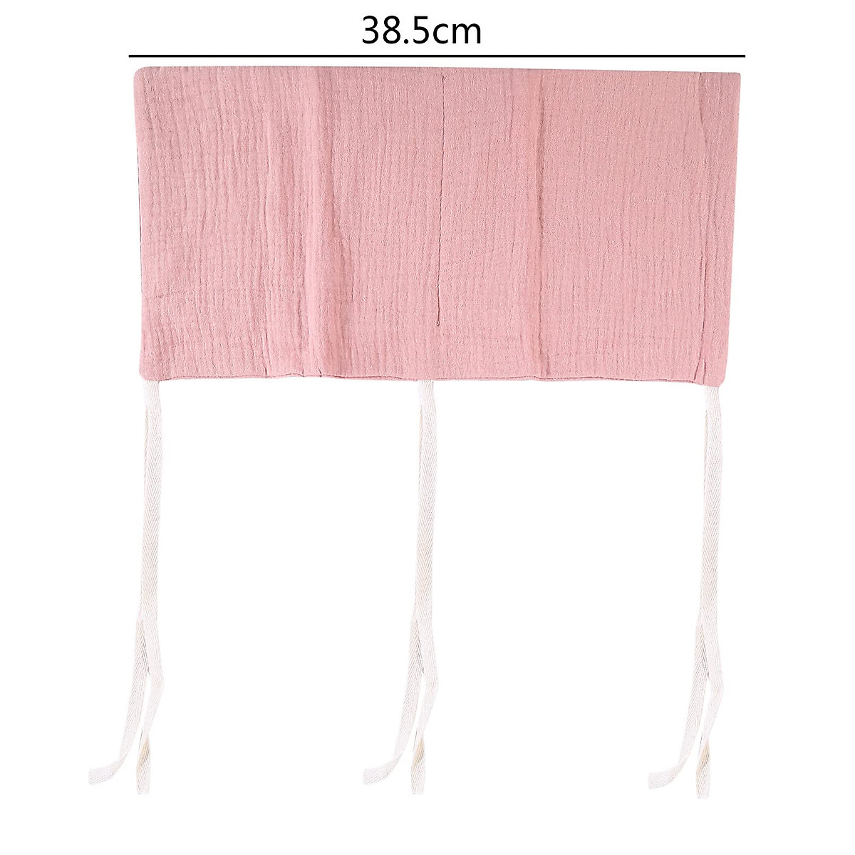 QXPDD Baby Nursery Organizer Baby Diaper Caddy Hanging Organizer for Clothing Diapers Toys, Hang on Crib, Changing Table or Wall,Pink