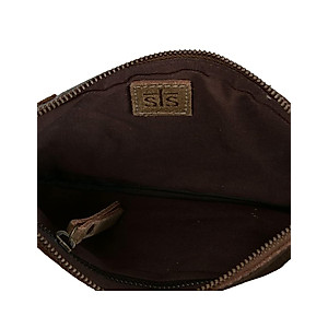 Cowhide Saddle Tramp Wristlet