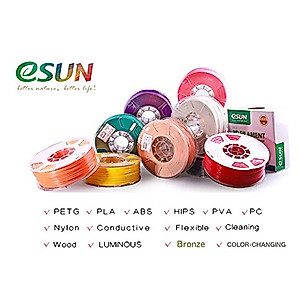 eSUN 3D Printer Cleaning Filament 3mm Natural 0.1kg for All 3mm or 2.85mm FDM 3D Printers, 3mm Cleaning
