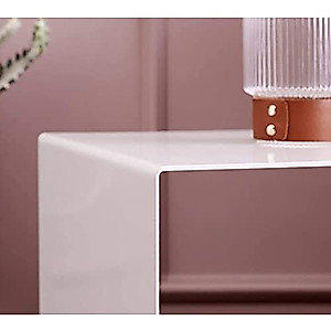 Modern Creative Small End Table Wrought Iron Corner Side Table Living Room Bedroom Furniture Coffee Table Outdoor Indoor Decor