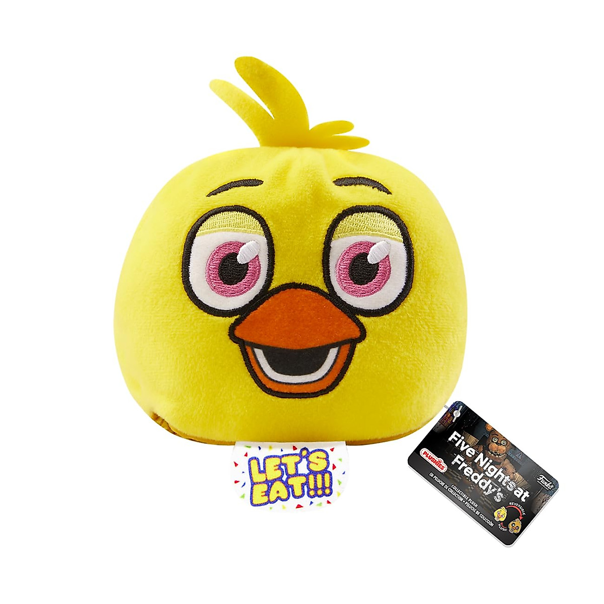 Funko Plush: Five Nights at Freddy's (FNAF) Reversible Heads - 4" Chica The Chicken - Collectable Soft Plush - Birthday Gift Idea - Official Merchandise