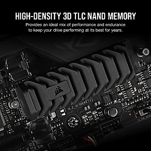 CORSAIR MP600 PRO XT Gen4 PCIe x4 NVMe M.2 SSD – High-Density TLC NAND – Aluminum Heatspreader – M.2 2280 Form-Factor