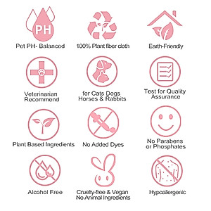 DR.EASY Super Caring Pet Wipes 100ct for Dogs and Cats, Cleans Ears, Face, Butt, Body and Eye Area – Convenient, Ideal for Home or Travel