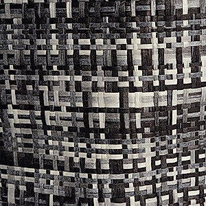 DII Woven Paper Storage Bin, Tweed, Black, Medium