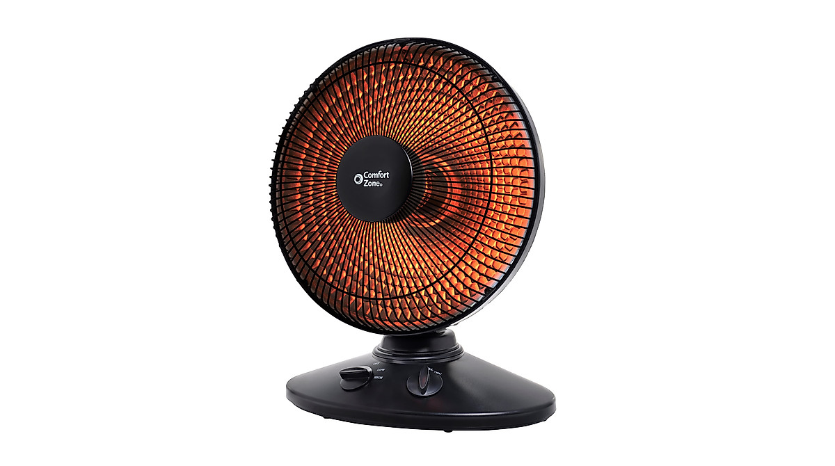 Comfort Zone 70-Degree Oscillating Radiant Heater