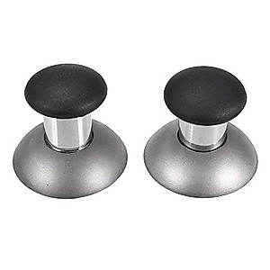 E-MODS GAMING® Replacement Thumbsticks & Grip Holder Base for X-One Elite/PS 4/Switch Pro Controllers - Black