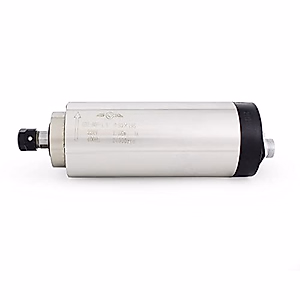 RATTMMOTOR CNC Spindle Motor 1.5KW Air Cooled Spindle Motor 110V ER16 Collet 80mm Diameter 15A 400HZ 24000RPM for CNC Router Engraving Milling Machine