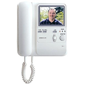 Aiphone KB-3HRD Audio/Video Sub-Master Station with Handset and Tilt Camera Control for KB Series Intercom System