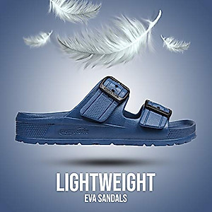 AEROTHOTIC Women’s Arcus Comfort EVA Beach Slide Sandals (Arcus Navy, 7)