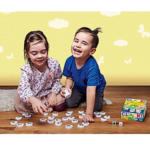 AMIGO Games Clack! Categories - Exciting Kids Magnetic Stacking Game for 2-8 players Ages 7+ | Fun, Educational, & Fast-Paced Family Game