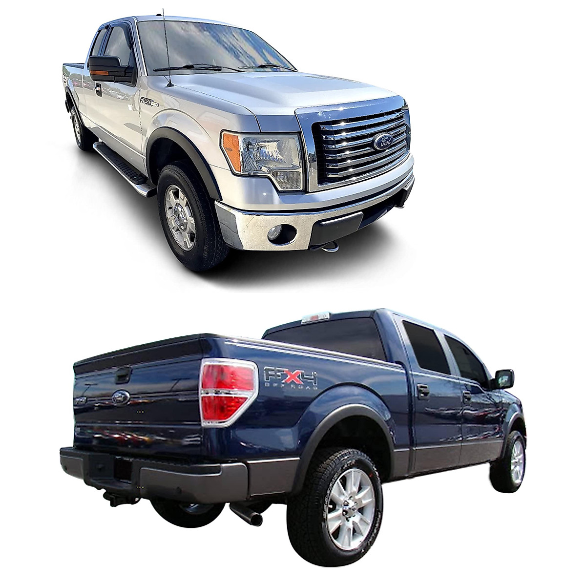 Ford F150 Factory/OE Design Fender Flares. Set of 4