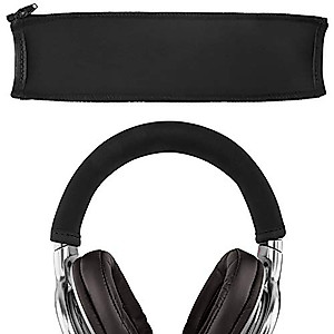 GEEKRIA Earpads and Headband Cover Replacement Compatible with Sony MDR-1R, MDR-1RMK2 Headphones Ear Cushion + Headband Protector Cover/Earpads + Headband Protective Sleeve Repair Parts