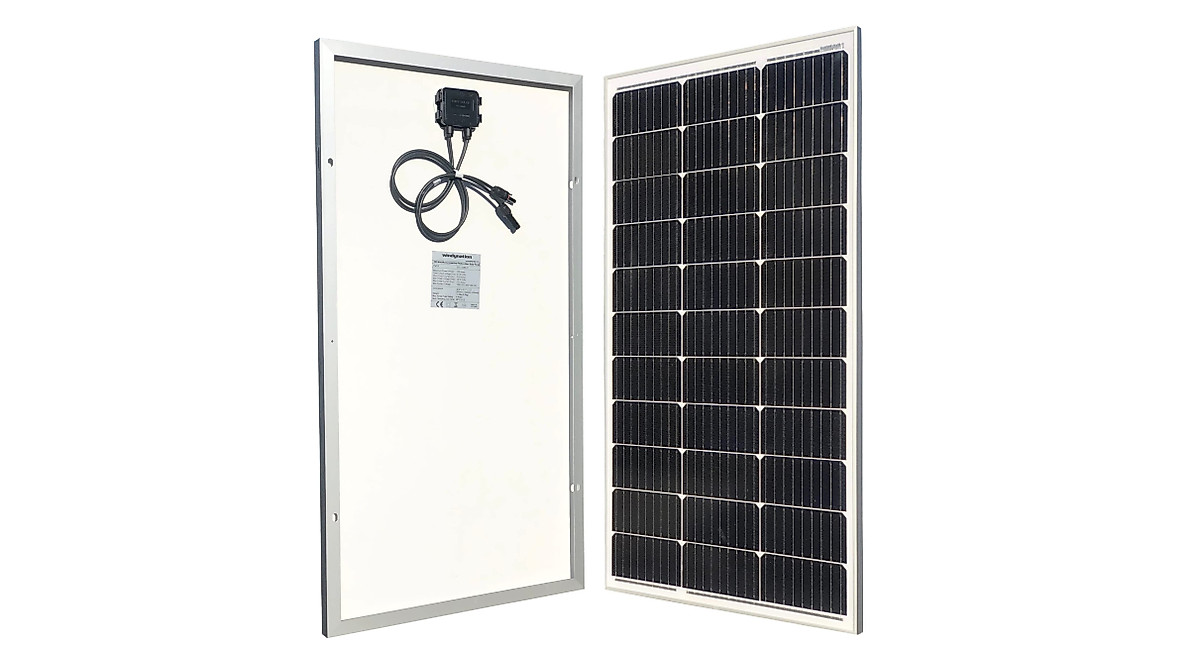 WindyNation 300 Watt Monocrystalline Solar Panel Kit + 1500W VertaMax ...