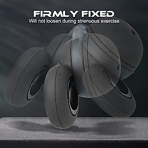 (5 Pair) Seltureone Compatible for Sony LinkBuds WF-L900 Ear Tips, Reducing Noise Enhance Sound Quality Accessories, Black