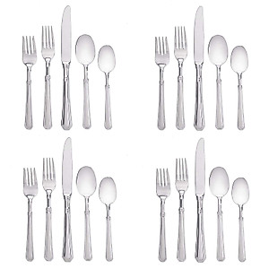 JHUS 18/8 Stainless 20pc. Flatware Set (Service for Four) Cooking utensils Kitchen set Kitchen utensil set Flatware sets Kichen assesoties Cooking utensils Kitchen set Kitchen utensil set