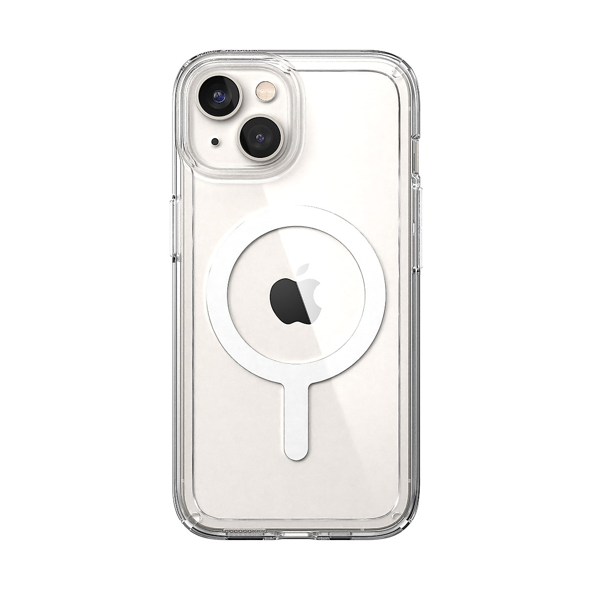 Speck Clear iPhone 14 & iPhone 13 Case - Slim, Built for MagSafe, Scratch Resistant & Drop Protection Clear Phone Case - Anti-Yellowing for 6.1" iPhone 13 & iPhone 14 Case - Dual Layer - GemShell
