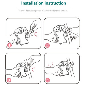 2 in 1 Stroller Cup Holders, 360 Degrees Rotation Universal Cup Holder Rack Bottle Holder with Phone Holder for Buggy Pushchair Wheelchair