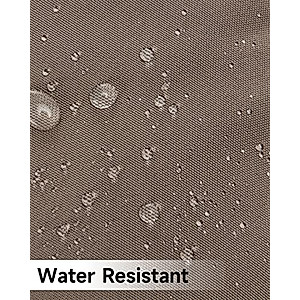 Indoor Outdoor Adirondack Chair Cushion, Patio Rocking Chairs Cushions, Waterproof Sun Protection (Brown)