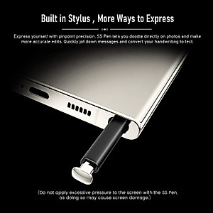 Unlocked Cell Phones S23 Ultra Mobile Phone 2023 Android 13 Smartphone with SS Pen, 8GB+256GB, 6.8" Display, 50MP+13MP Camera 6500 mAh 4G Dual SIM - White