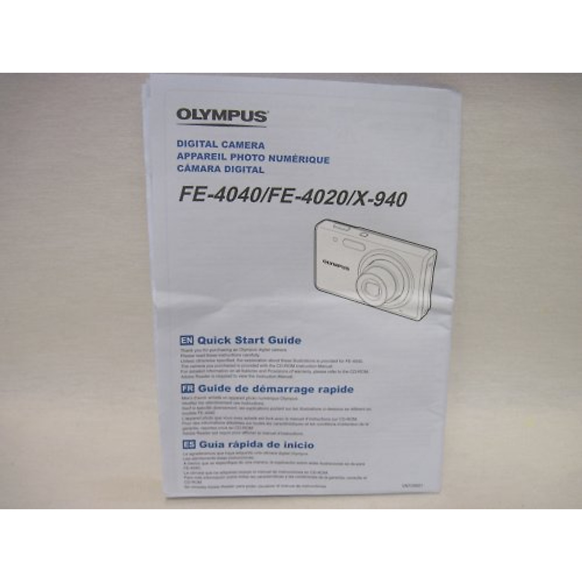 Olympus FE-4020 Digital Camera Gray, 14MP, 4X Wide