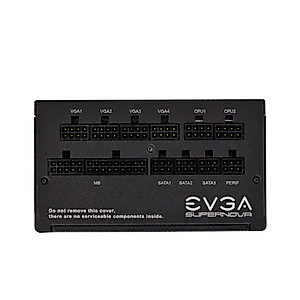 EVGA 220-GA-0750-X1 Super Nova 750 Ga, 80 Plus Gold 750W, Fully Modular, ECO Mode with Dbb Fan, 10 Year Warranty, Compact 150mm Size, Power Supply