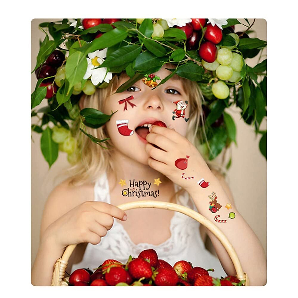 Stampcolour Printable Temporary Tattoo Paper for INKJET Printer, 8.5"X11" 5 Sheets DIY Tattoos Stickers,Personalized Image Transfer for skin Custom Waterslide Decal for Universal Adult Child