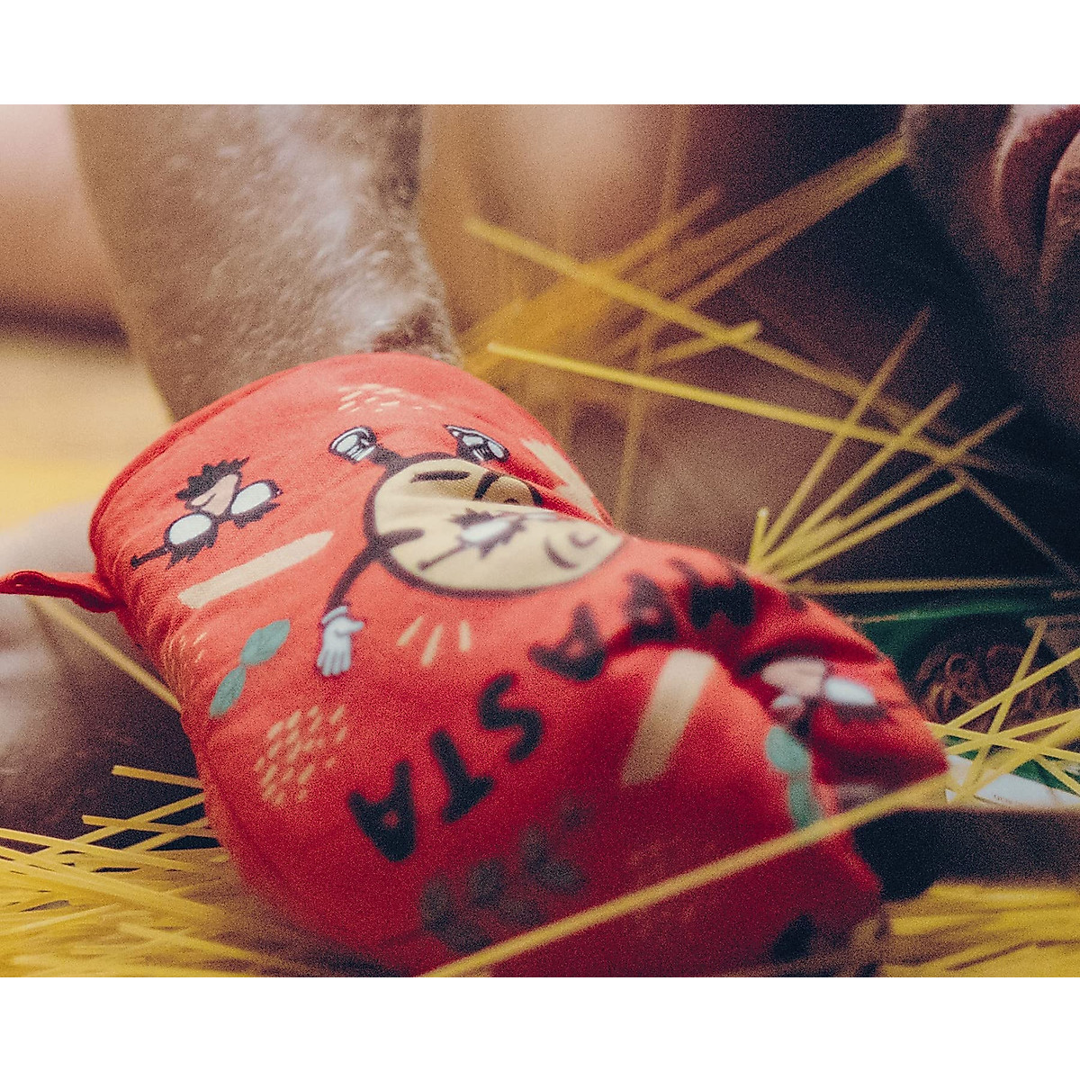 Impasta Oven Mitt Funny Noodle Disguise Imposter Hilarious Graphic Novelty Kitchen Glove Funny Graphic Kitchenwear Funny Food Novelty Cookware Red Oven Mitt