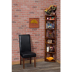 Regency Flip Flop 67-inch High Corner Folding Bookcase- Cherry