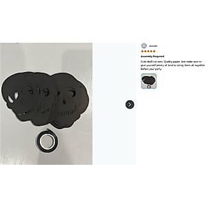 Seyal® Black Skull Garland - Birthday Decorations,Party Decorations,Party décor,Creative Decoration