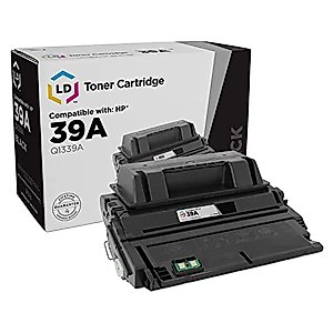 LD Compatible Toner Cartridge Replacement for HP 39A Q1339A (Black)