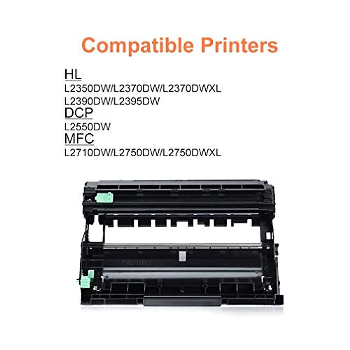 GALADA Compatible Drum Unit Replacement for Brother DR-730 DR730 for use in DCP-L2550DW MFC-L2710DW HL-L2390DW MFC-L2750DW HL-L2370DWXL HL-L2370DW MFC-L2750DWXL(1 Pack)