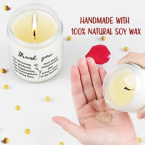 AREOK Best Christmas Gifts for Boss Lady Female, Teacher Thank You Gifts for Women, Appreciation Gifts for Coworkers Supervisor Manager, Thanksgiving Retirement Gift for Friends Coach, Lavender Candle