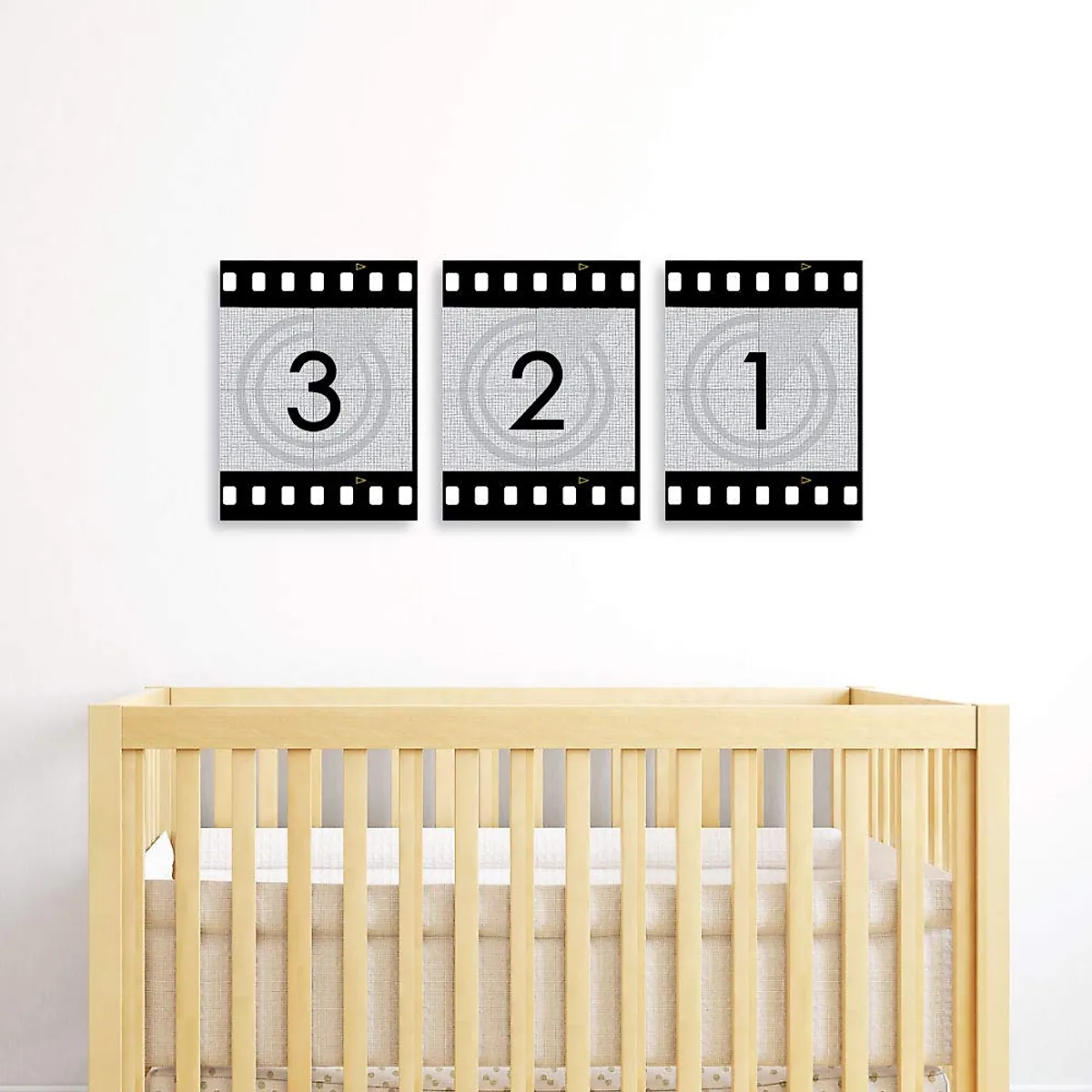 Big Dot of Happiness Movie - Hollywood Film Wall Art and Home Theater Room Decorations - Gift Ideas - 7.5 x 10 inches - Set of 3 Prints