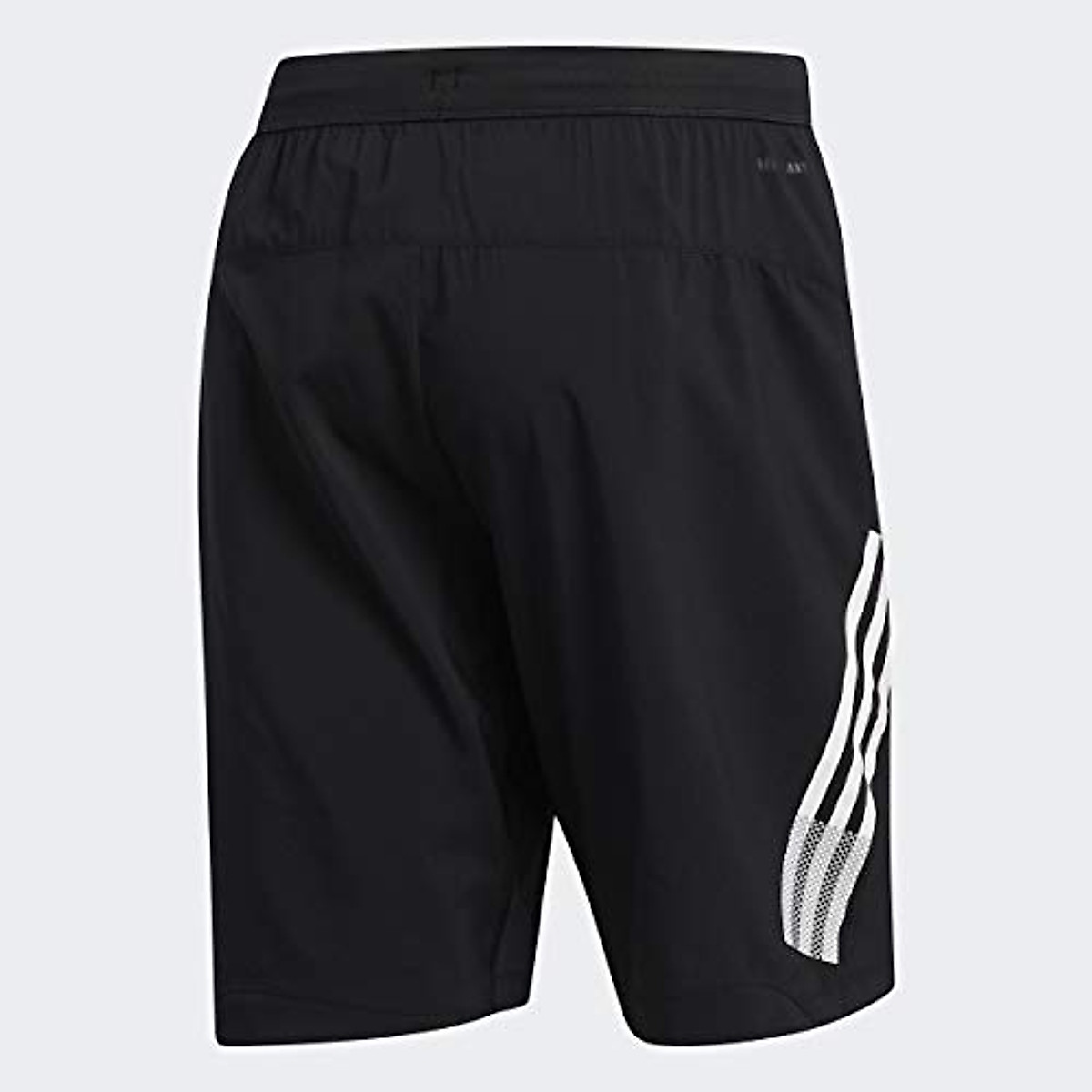 adidas Men's 4KRFT 3-Stripe+ Woven 9-Inch Short Black Medium